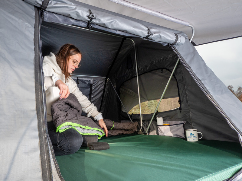 Střešní stan Wallaby 2 | Doplňky pro karavany.cz